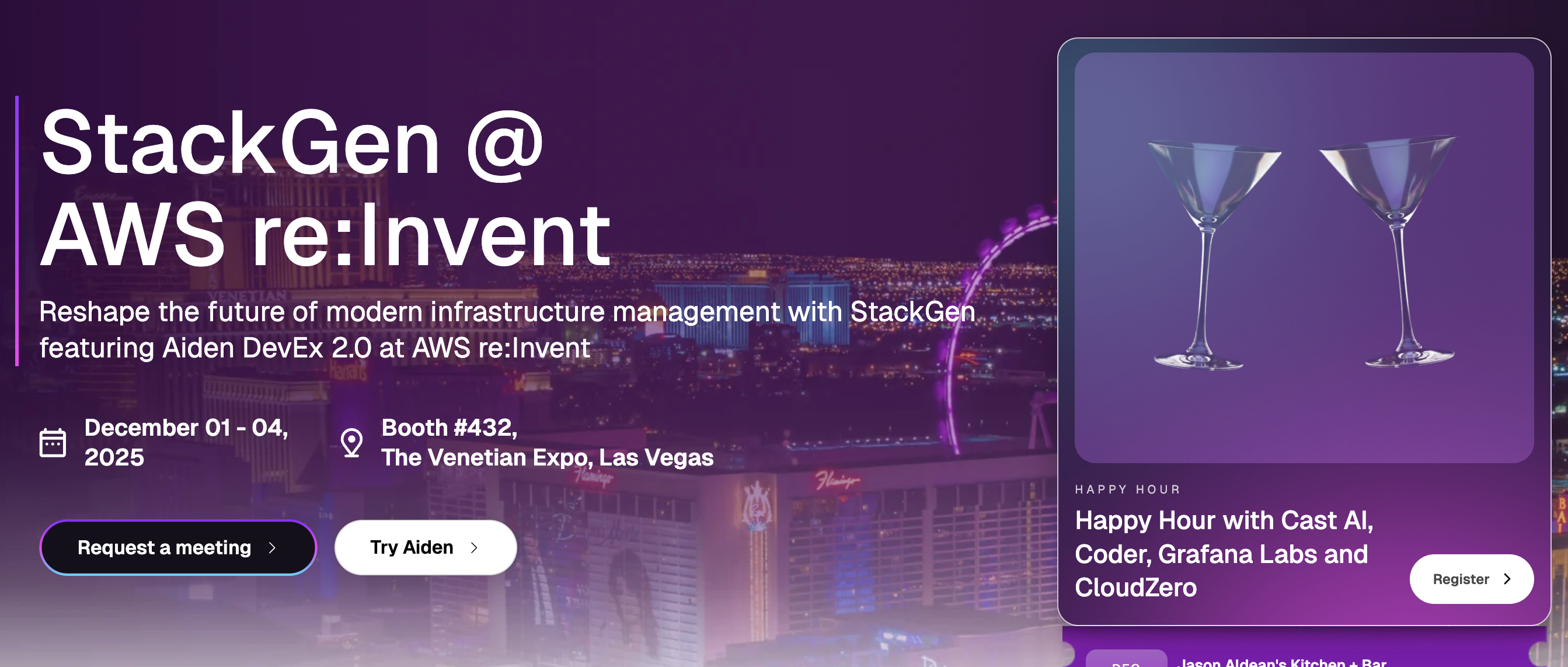 StackGen | AWS re:Invent